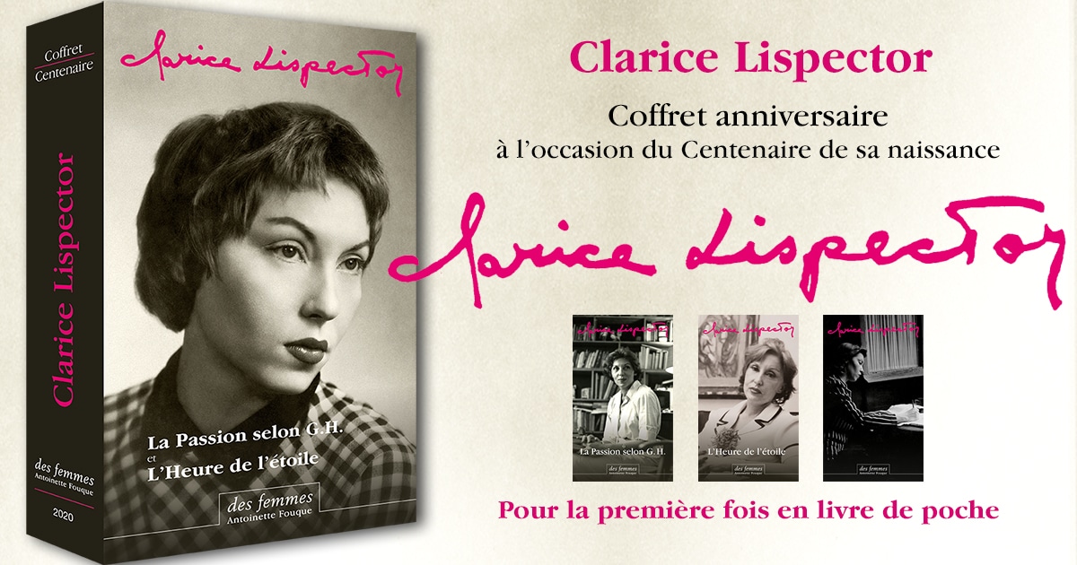 Coffret Clarice Lispector - Éditions des femmes