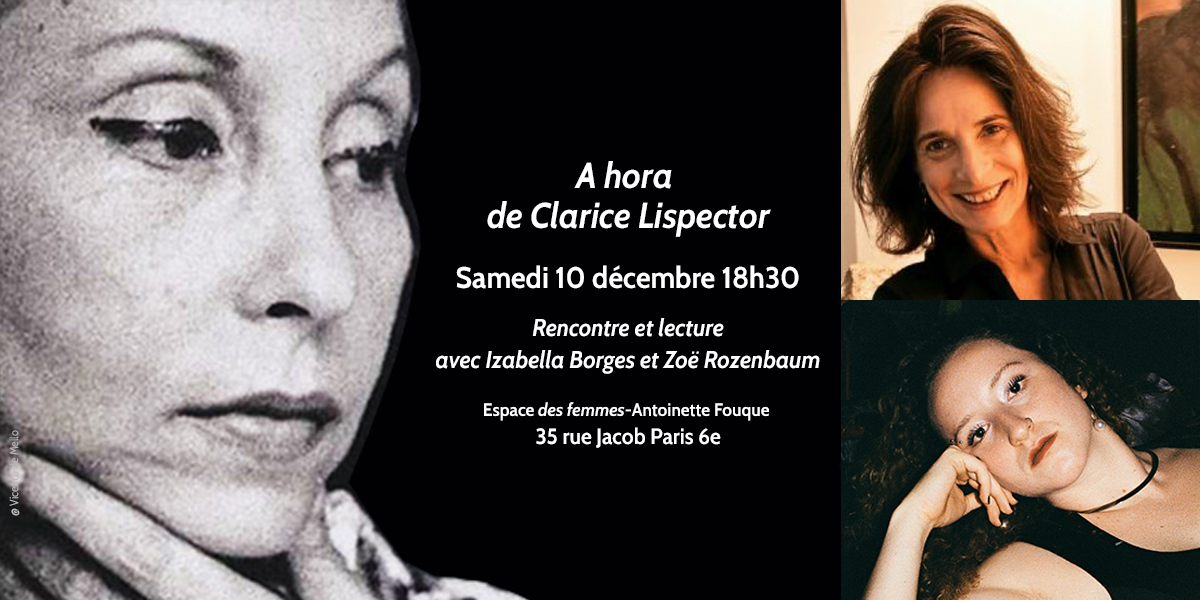 A hora de Clarice Lispector 2022 - Éditions des femmes
