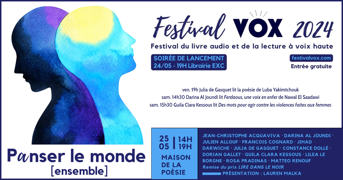 Festival Vox 2024 du livre audio - Des femmes